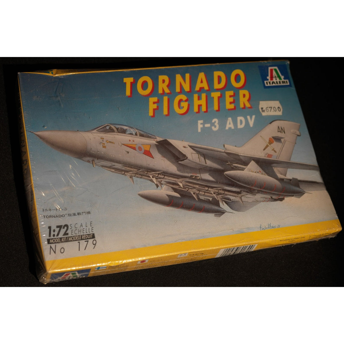 ITALERI TORNADO FIGHTER F-3 ADV 1:72 1980 TAL BYGGMODELL Byggsats ...
