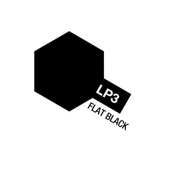 TAMIYA Tamiya Lack Paint LP-3 Platt Svart 82103 – peaceofhome.se